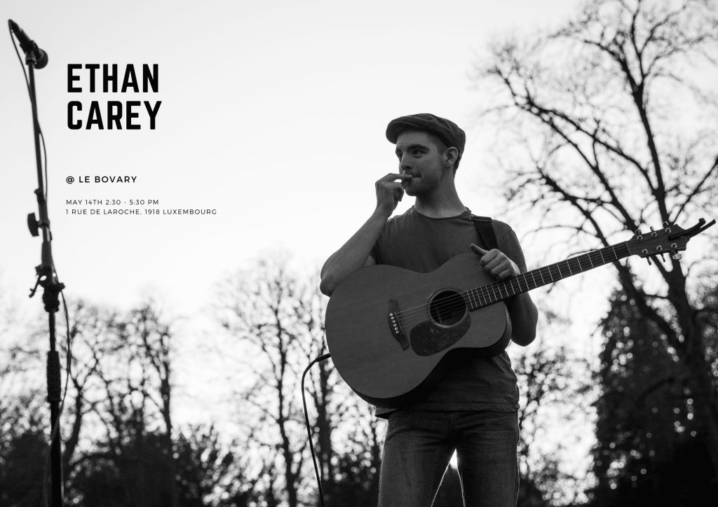 Ethan live @ Bovary - Saturday the 15th of May at 2.30 p.m. until 5.30 ...